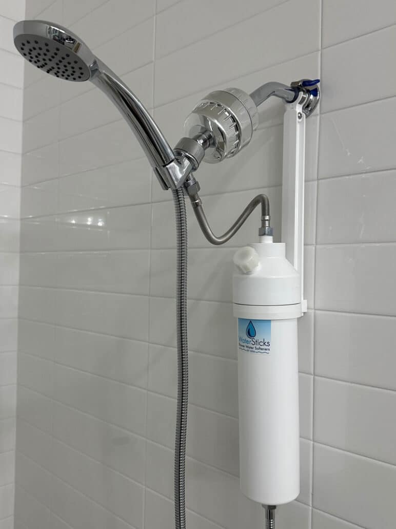 Shower Water Filter Shower Water Softner for Healthier Skin - WaterSticks